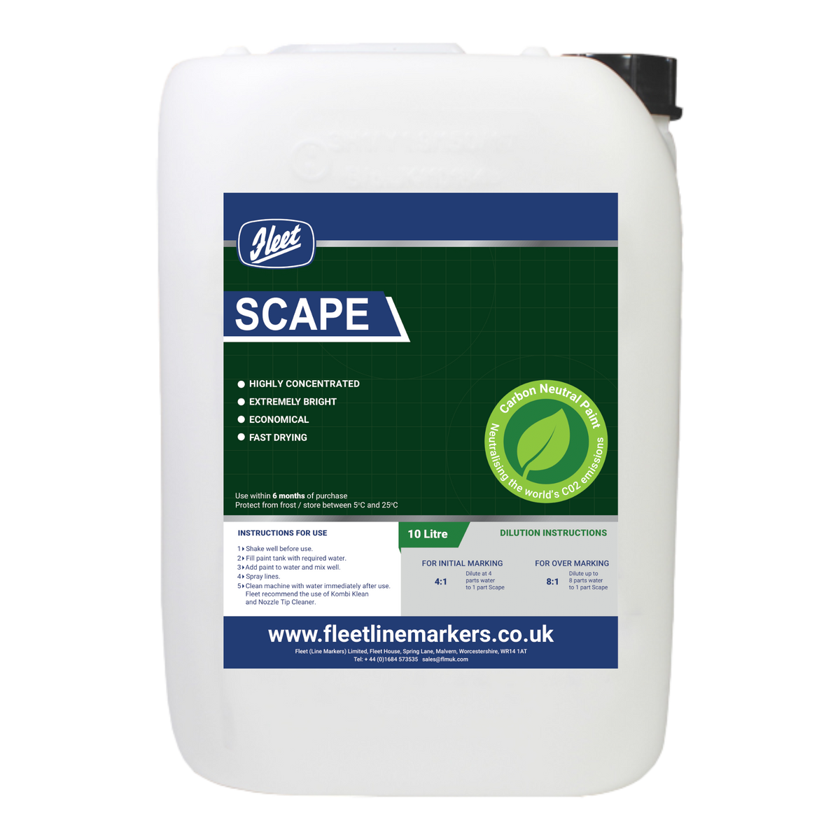 Scape 10 Litres | Fleet Line Markers - World Leading Manufacturer of ...